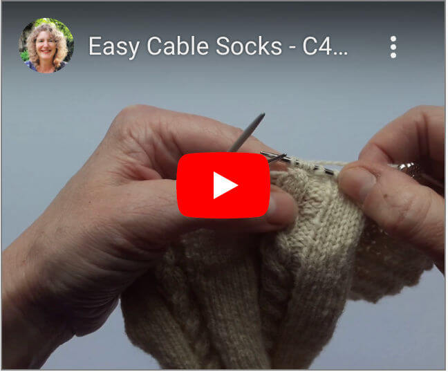 Easy Cable Socks - free pattern and tutorial – Winwick Mum