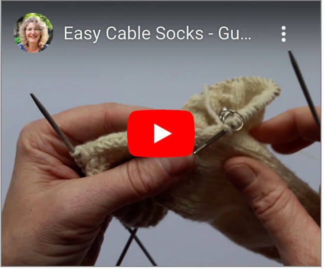 Easy Cable Socks - free pattern and tutorial – Winwick Mum