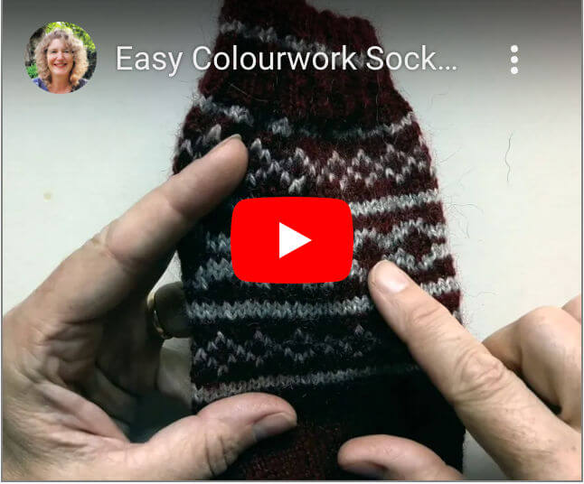 Easy Colourwork Socks - free pattern and tutorial – Winwick Mum