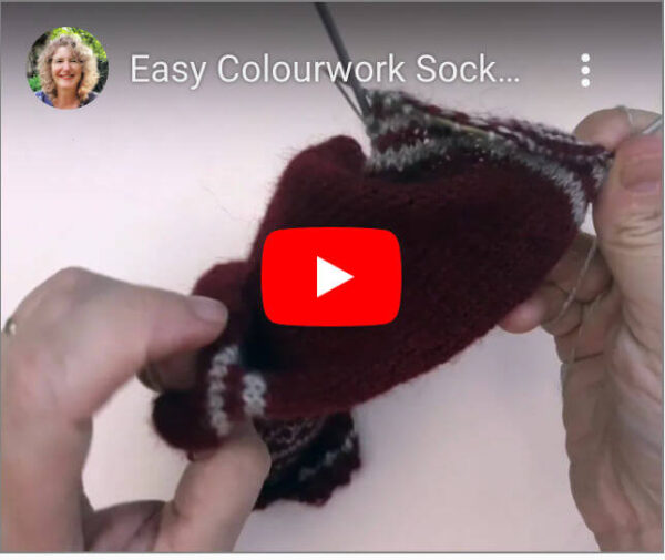 Easy Colourwork Socks - free pattern and tutorial – Winwick Mum