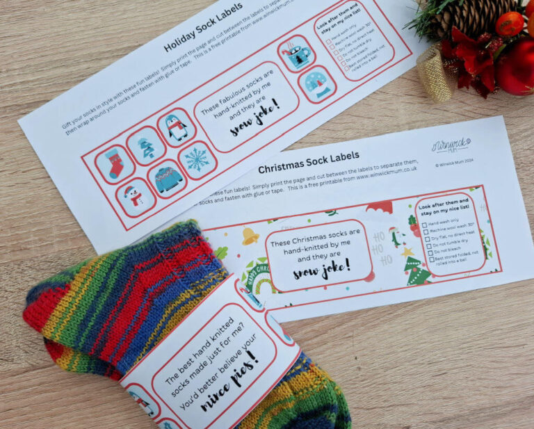 Sock Labels - Holiday – Winwick Mum